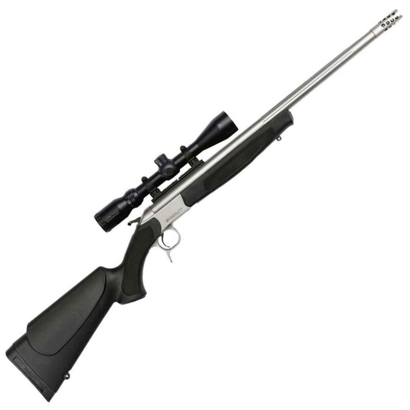 CVA Scout Black/Blued Single Shot Rifle 35 Whelen 25in - CVA Rifles